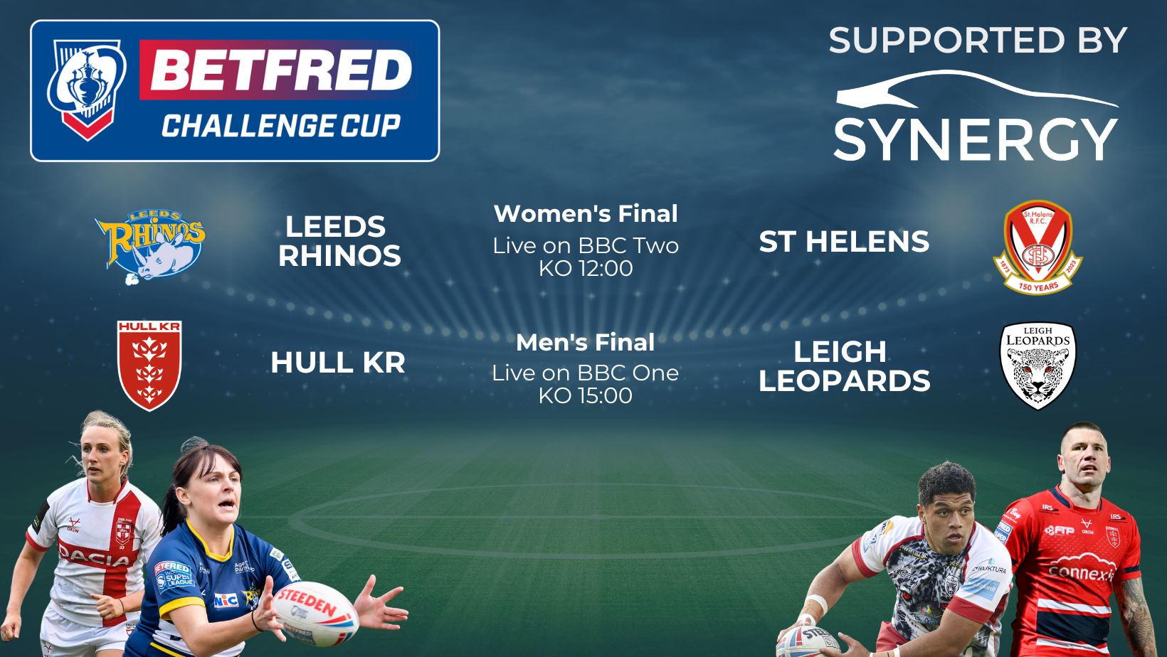 We’re supporting the Betfred Challenge Cup Final 2023 - Synergy Car Leasing
